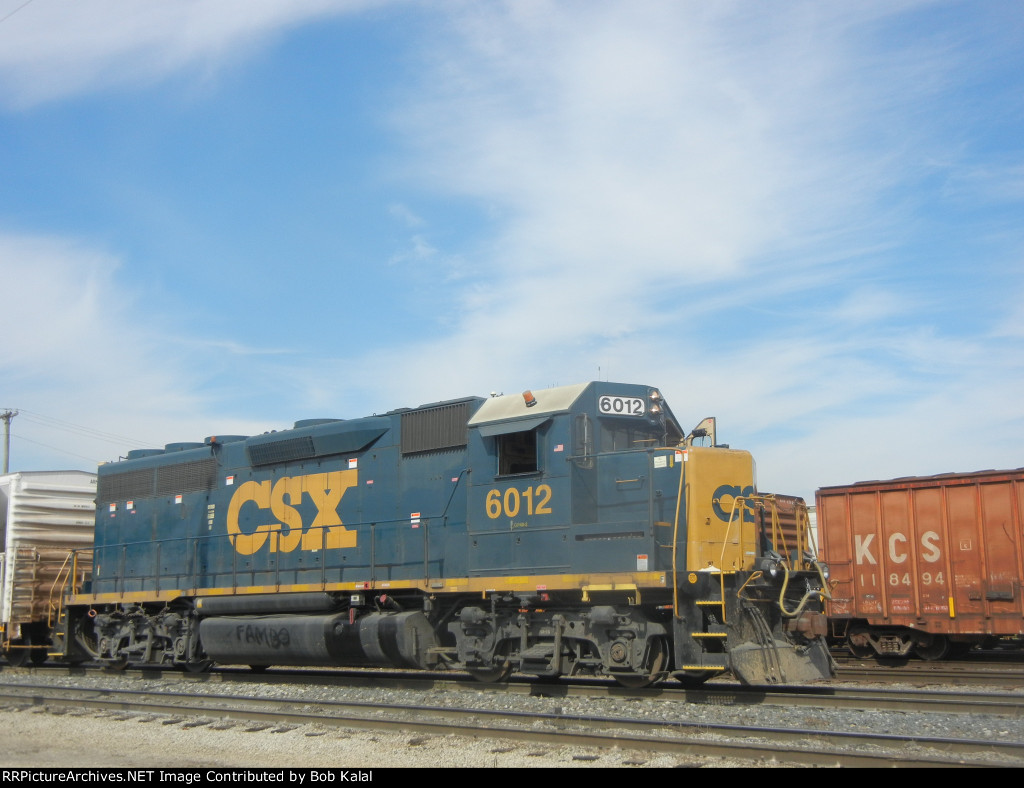 CSX 6012 in BARR Yard